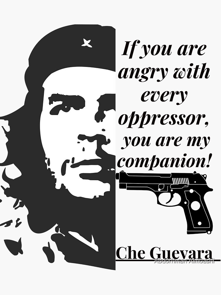 "che guevara " Sticker for Sale by Dhmy693 | Redbubble