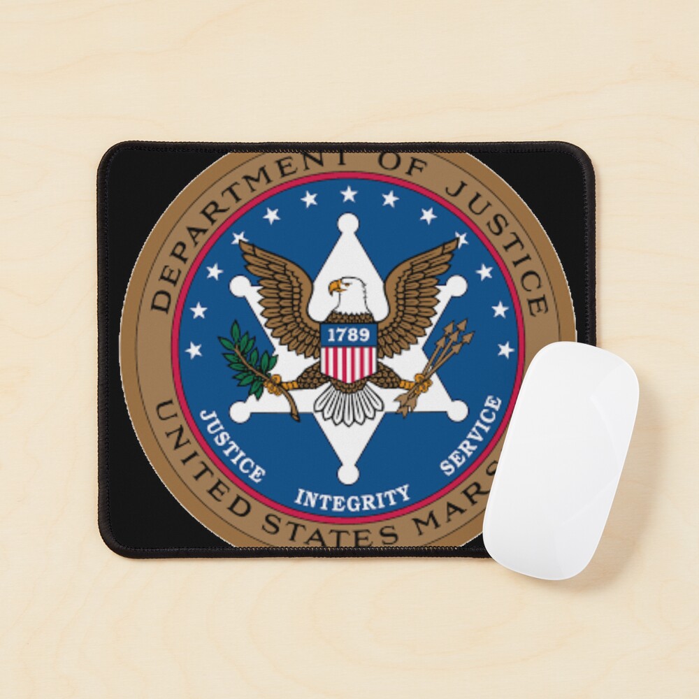 "Department of Justice US Marshal " Sticker for Sale by chouaibv300 ...