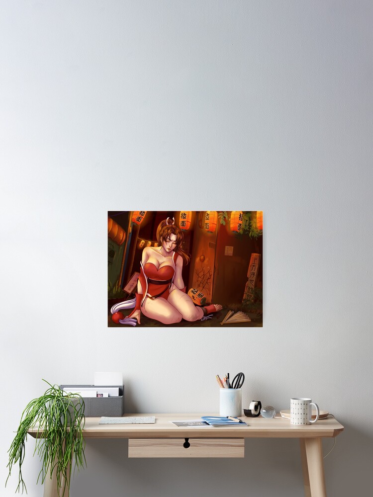 "Mai Shiranui defeated" Poster for Sale by ArtMontef | Redbubble