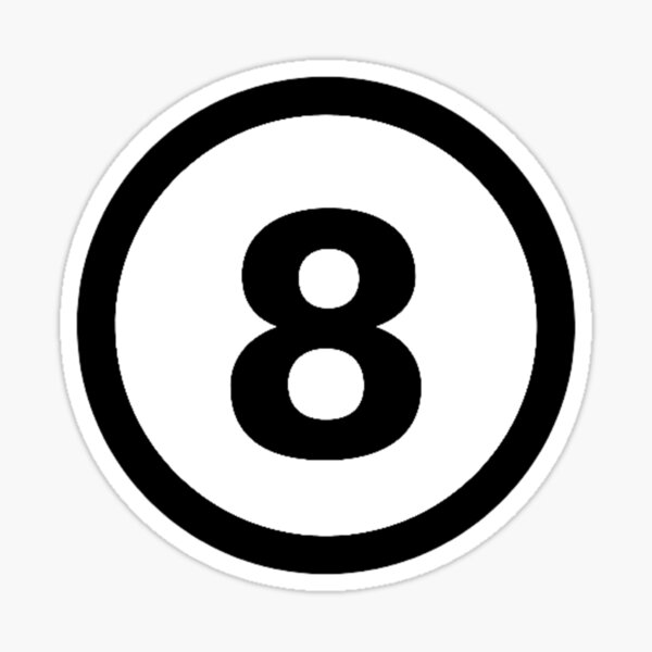 "Easy Magic 8 Ball Costume" Sticker for Sale by knightkid3 | Redbubble