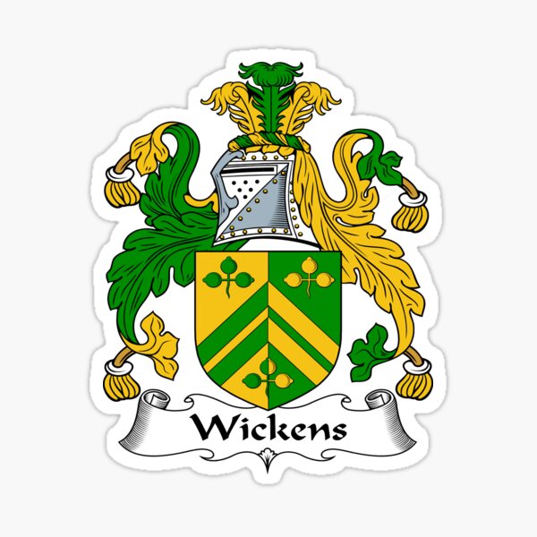 "Wickens or Wiggins" Sticker for Sale by HaroldHeraldry | Redbubble