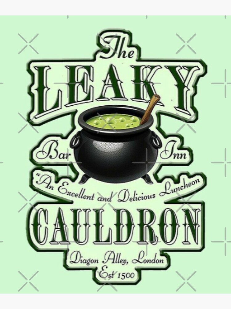 "The Leaky Cauldron" Poster for Sale by WizardsWelcome | Redbubble