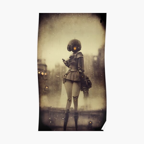 "Vintage Android Photograph " Poster for Sale by DreamOfBunnies | Redbubble