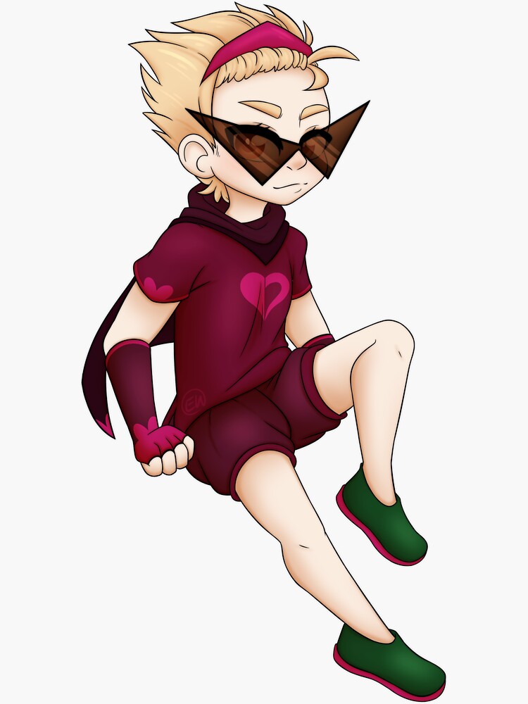 "Homestuck - Dirk" Sticker for Sale by ErkyHero23 | Redbubble