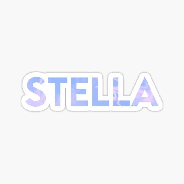 "Stella Name" Sticker for Sale by ellebackup | Redbubble