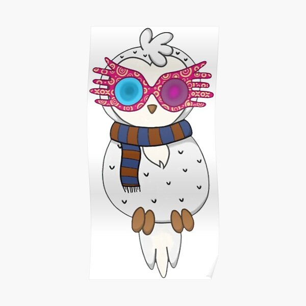 "Owl luna lovegood spectrespecs" Poster for Sale by PotterArtD | Redbubble