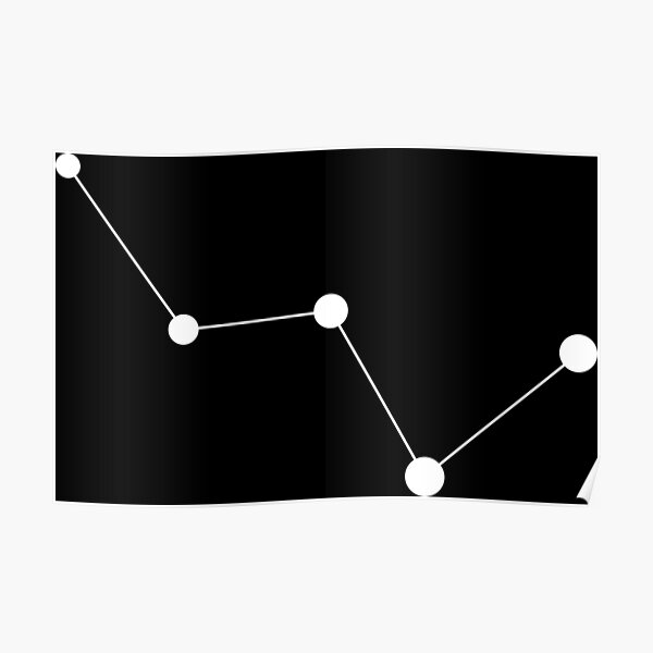 Cassiopeia Constellation Poster For Sale By Leolabs Redbubble