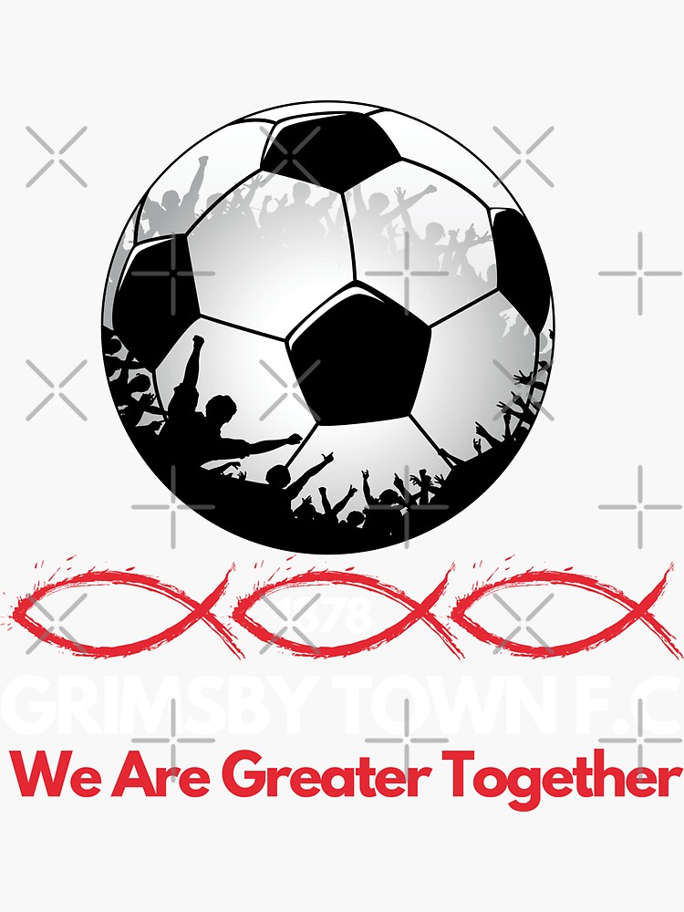 "GTFC Grimsby Town Football Club" Sticker for Sale by GoldfishDesign ...