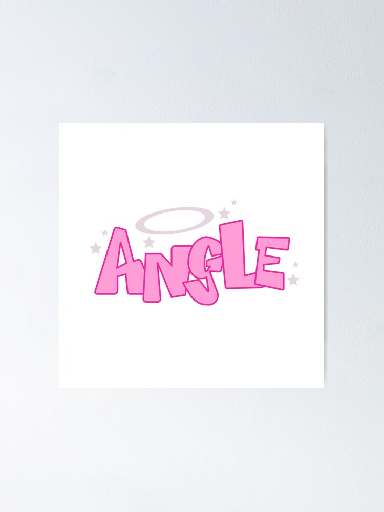 "Pink Angle Parody" Poster for Sale by blueprintsart | Redbubble