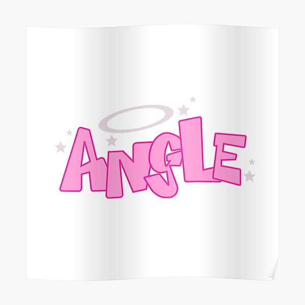 "Pink Angle Parody" Poster for Sale by blueprintsart | Redbubble