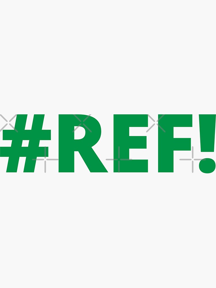 "excel ref" Sticker for Sale by TomorrowQuotes | Redbubble
