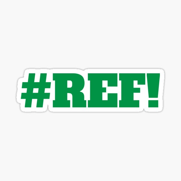 "excel ref" Sticker for Sale by TomorrowQuotes | Redbubble