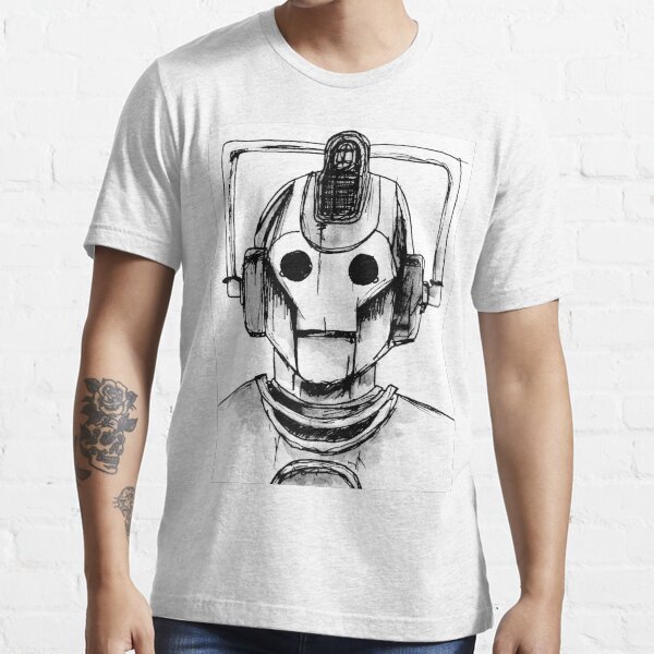 "Cyberman Watercolour" T-shirt for Sale by fayeemily | Redbubble ...