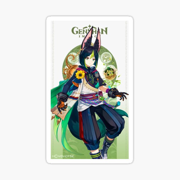 "Genshin Impact - Tighnari Character Official Poster" Sticker for Sale ...