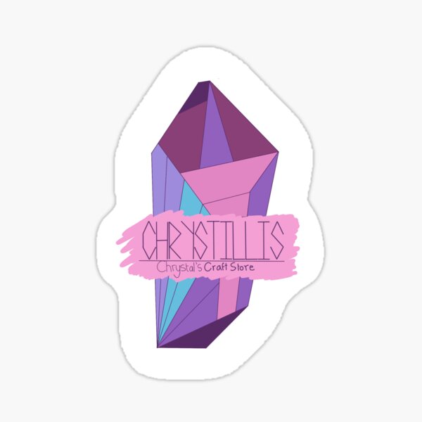 "Chrystallis logo" Sticker for Sale by Chrystillis | Redbubble
