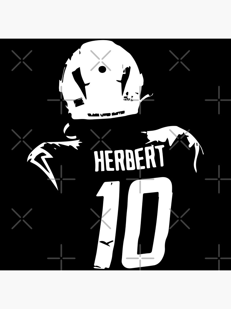 "Justin Herbert football quarterback illustration " Poster for Sale by ...