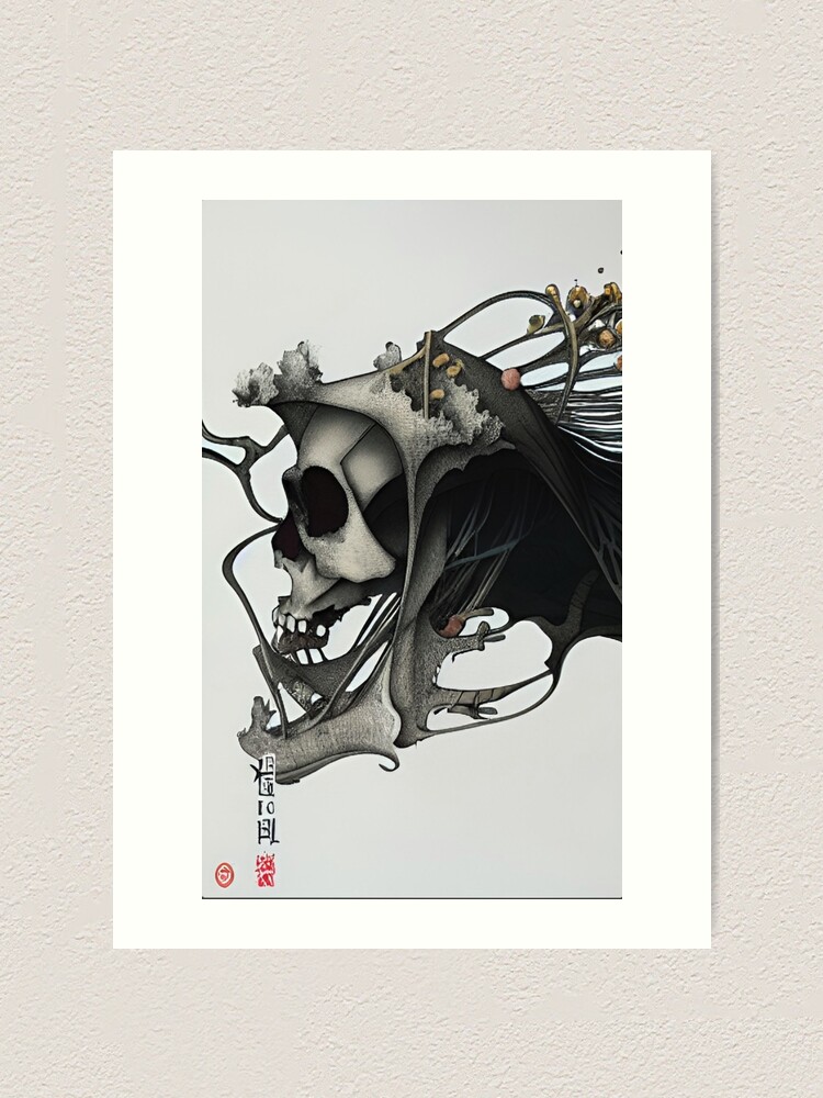 "Skull Skeleton Concept Art Portrait Digital Illustration Fantasy ...