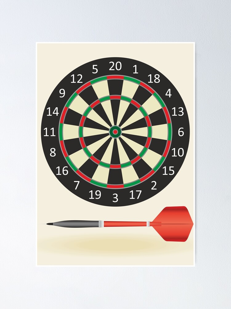 "Darts, good luck" Poster for Sale by SaliVit | Redbubble