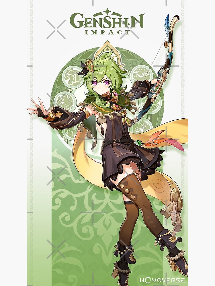 "Genshin Impact - Collei Character Official Poster" Poster for Sale by ...