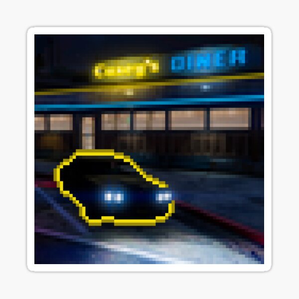 "Late Night Dining" Sticker for Sale by SpiritAshitaka | Redbubble