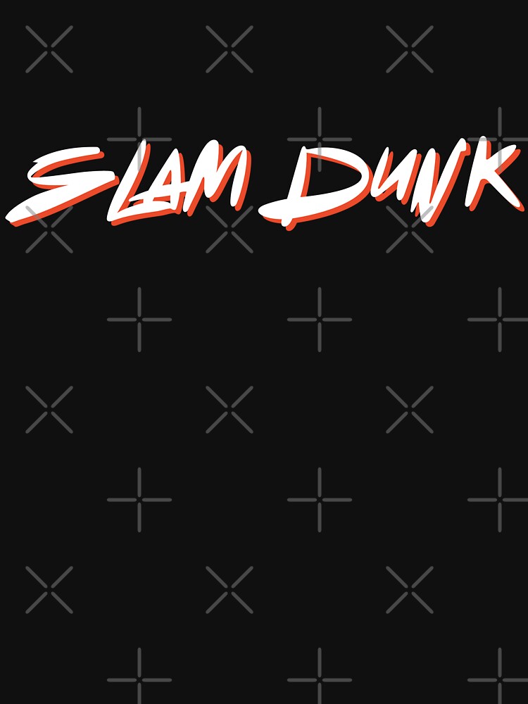 "Slam Dunk | Basketball Design | 80's Graffiti Style" T-shirt for Sale ...