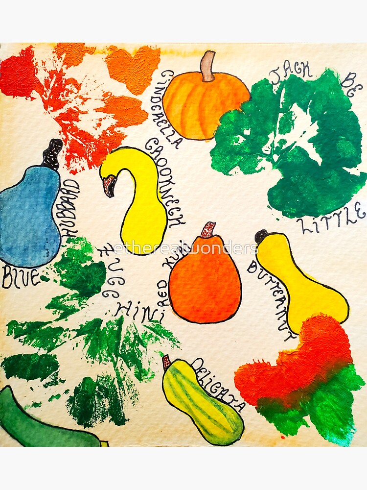 "A Sheet of Squash " Sticker for Sale by etherealwonders | Redbubble