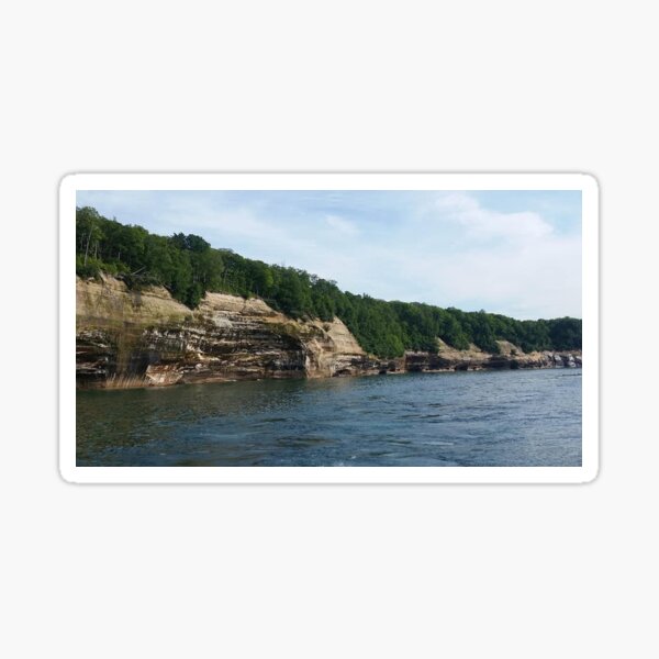 "Pictured Rocks" Sticker for Sale by MinaBohl | Redbubble