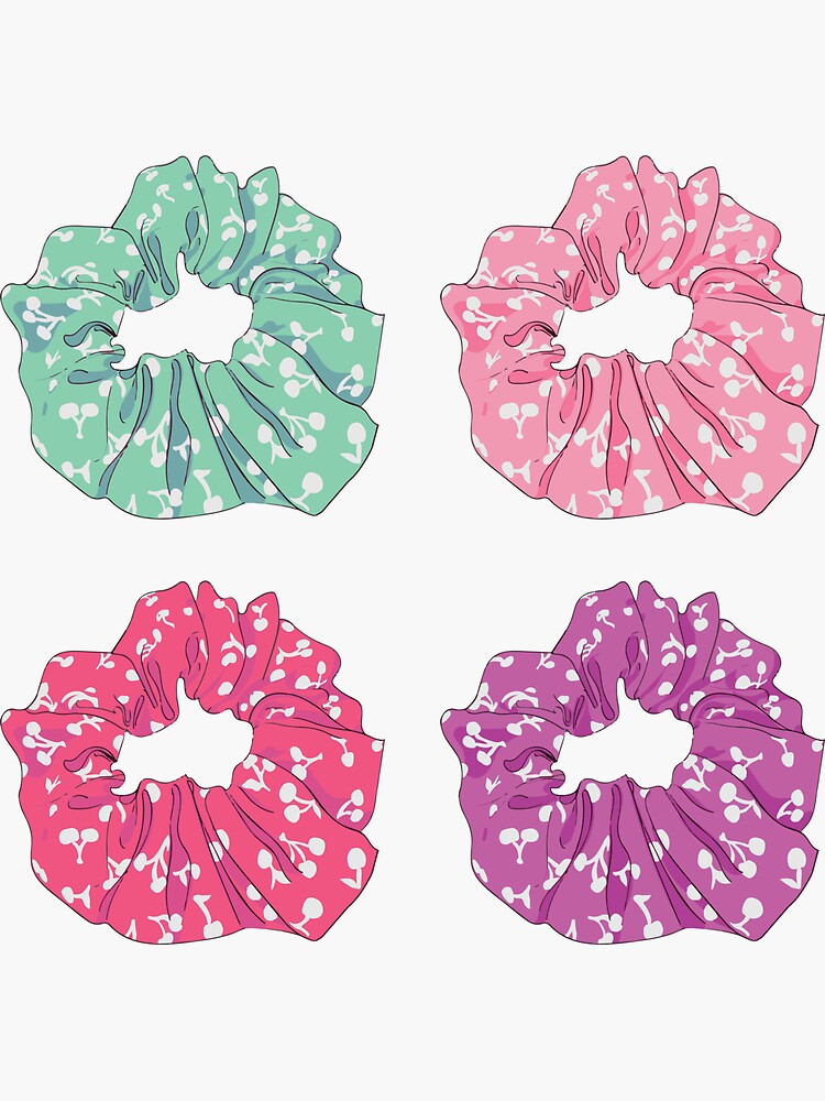 "Scrunchie pack, funny gift, gift for kids, mom,cat,girls,girly,girl ...