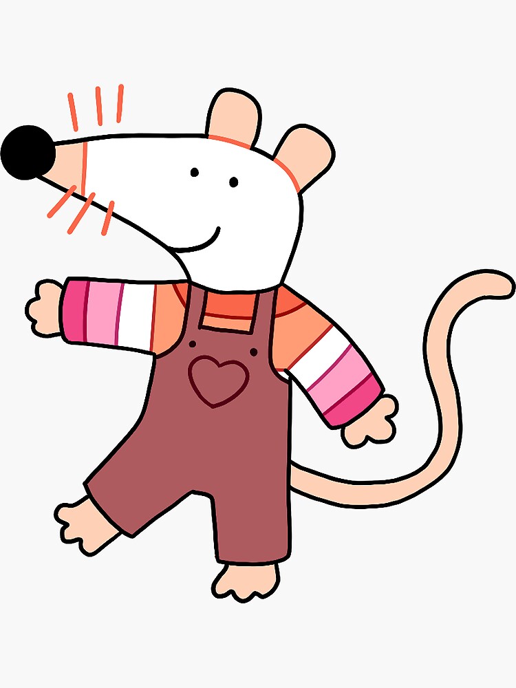 "Lesbian Maisy" Sticker for Sale by Moonpup | Redbubble