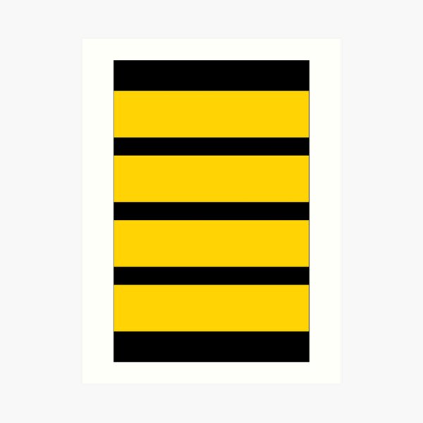 "Pilot Captain Stripes" Art Print for Sale by parakeet | Redbubble