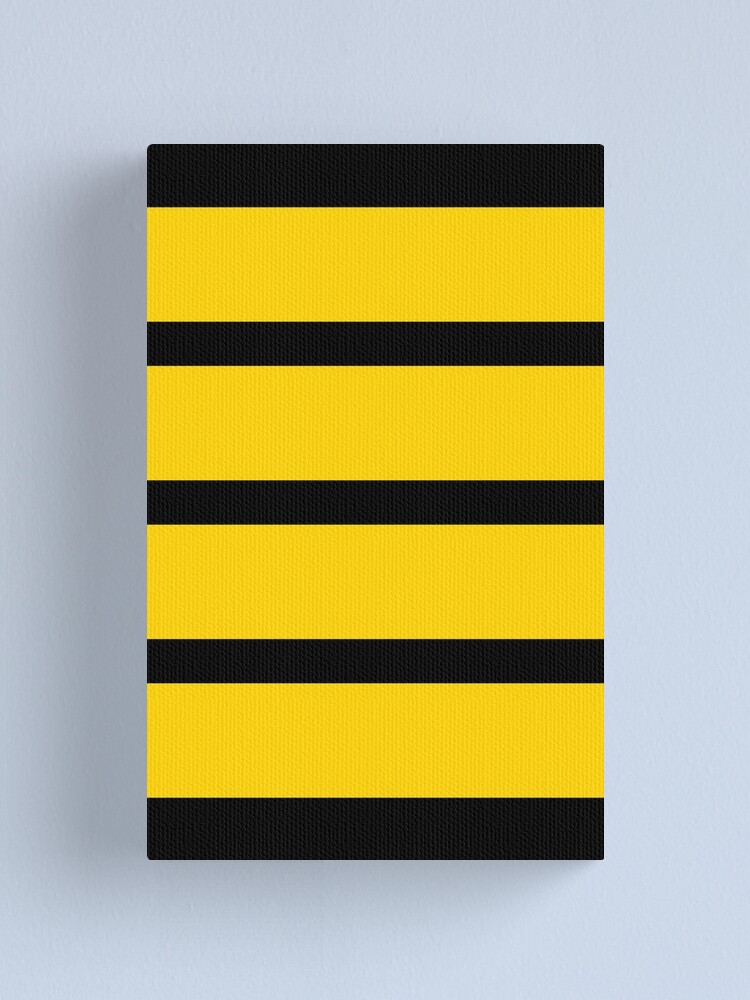 "Pilot Captain Stripes" Canvas Print by parakeet | Redbubble