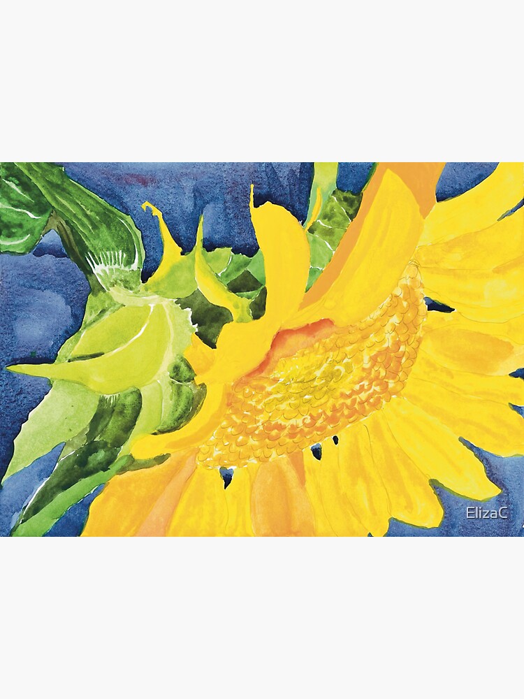 "Sheila’s Sunflower" Sticker for Sale by ElizaC | Redbubble