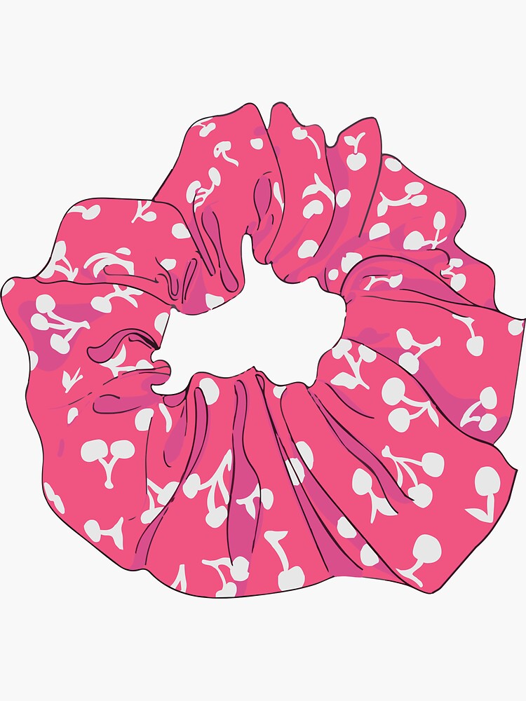 "pink hair scrunchie, funny gift, gift for kids, mom,cat,girls,girly ...