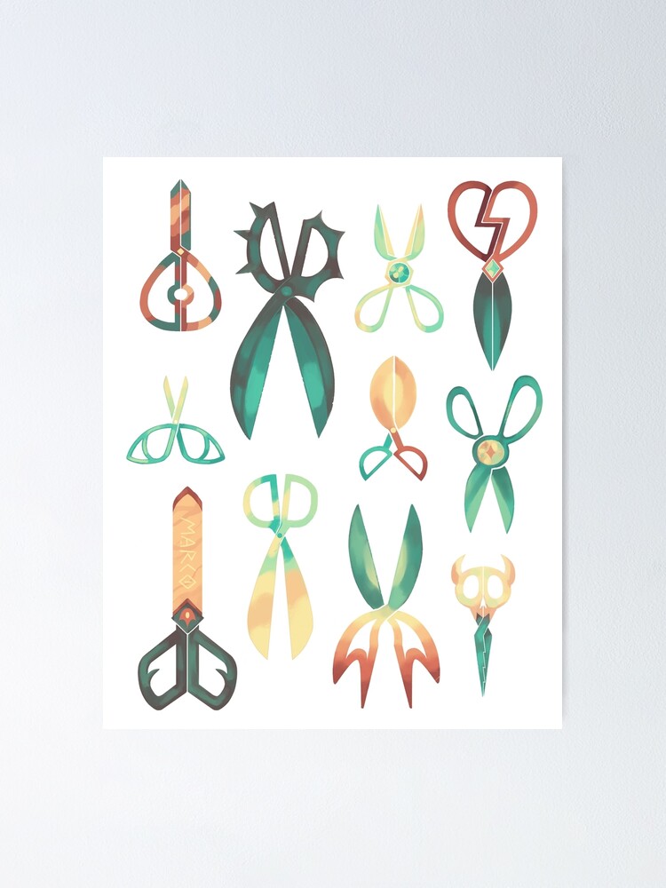 "Dimensional Scissors" Poster for Sale by Sifacofa | Redbubble