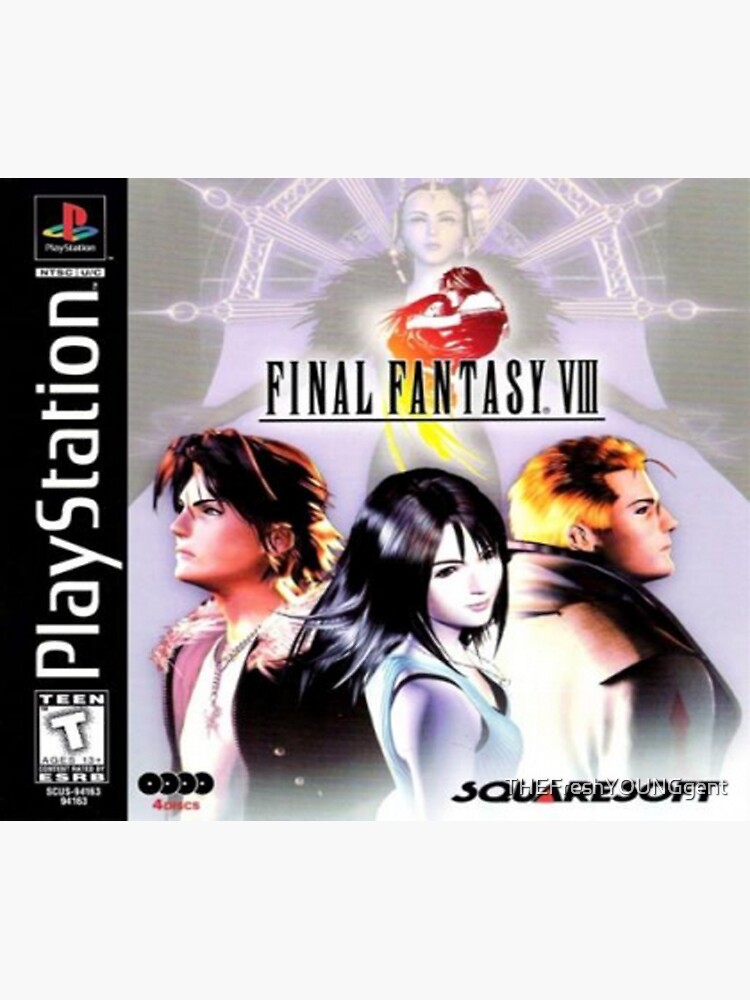 "FF8 PSX COVER" Sticker for Sale by MatthewHdesigns | Redbubble