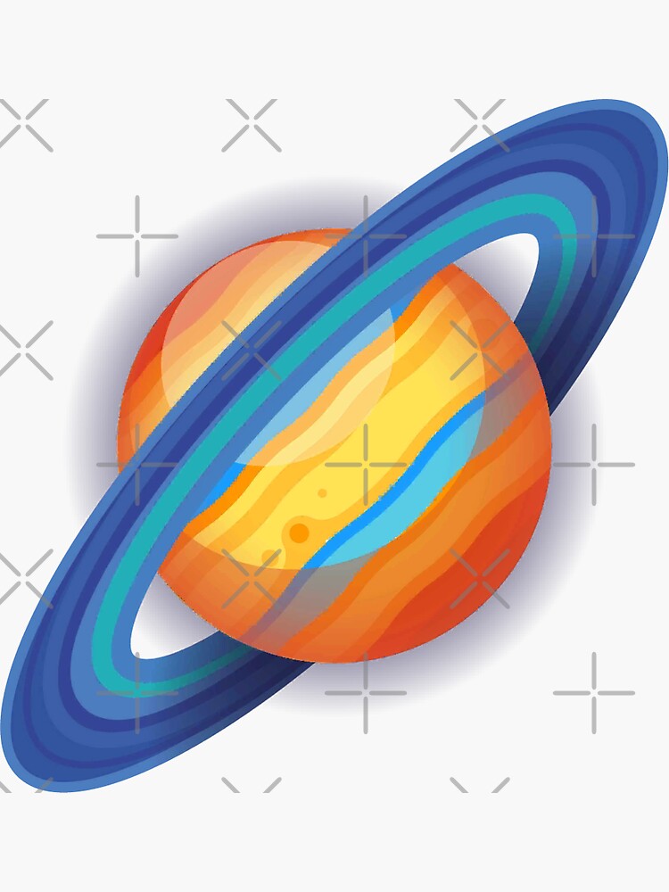 "Saturn" Sticker for Sale by blipskr | Redbubble