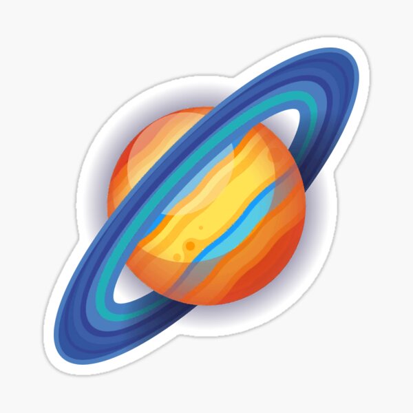 "Saturn" Sticker for Sale by blipskr | Redbubble