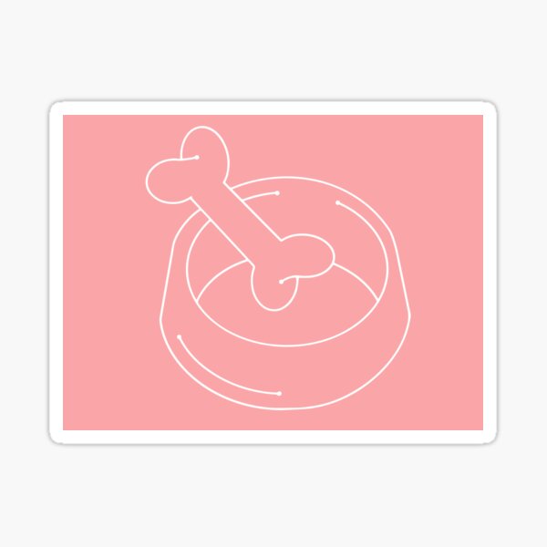 "Cutie Bones" Sticker for Sale by Somayart | Redbubble