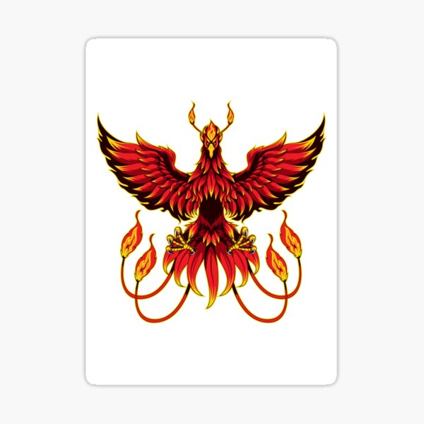 "Phoenix" Sticker for Sale by oumaima2003 | Redbubble