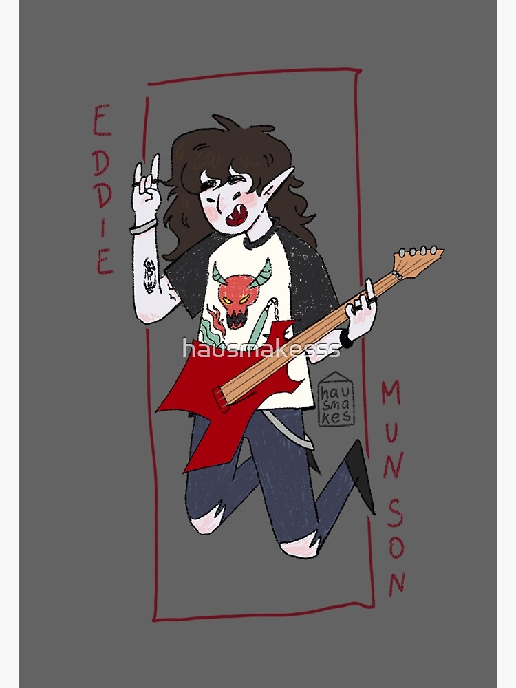 "Vampire Eddie Munson" Poster for Sale by hausmakesss | Redbubble