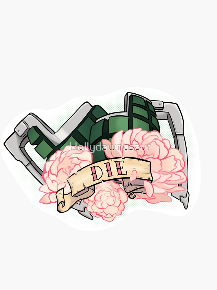 "Die Nerd" Sticker for Sale by Hollydawnasaur | Redbubble