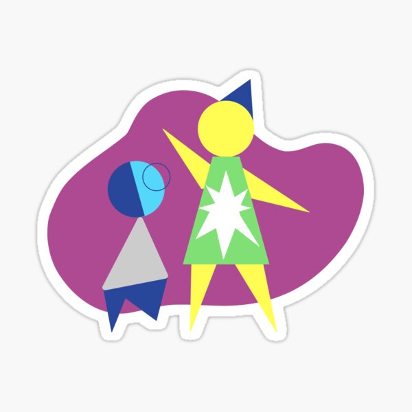 "Inside Out Abstract Thoughts" Sticker for Sale by YonderAndBeyond ...