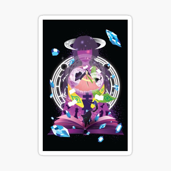 "Featherine Aurora Negative Space" Sticker for Sale by SwensonaDesigns ...