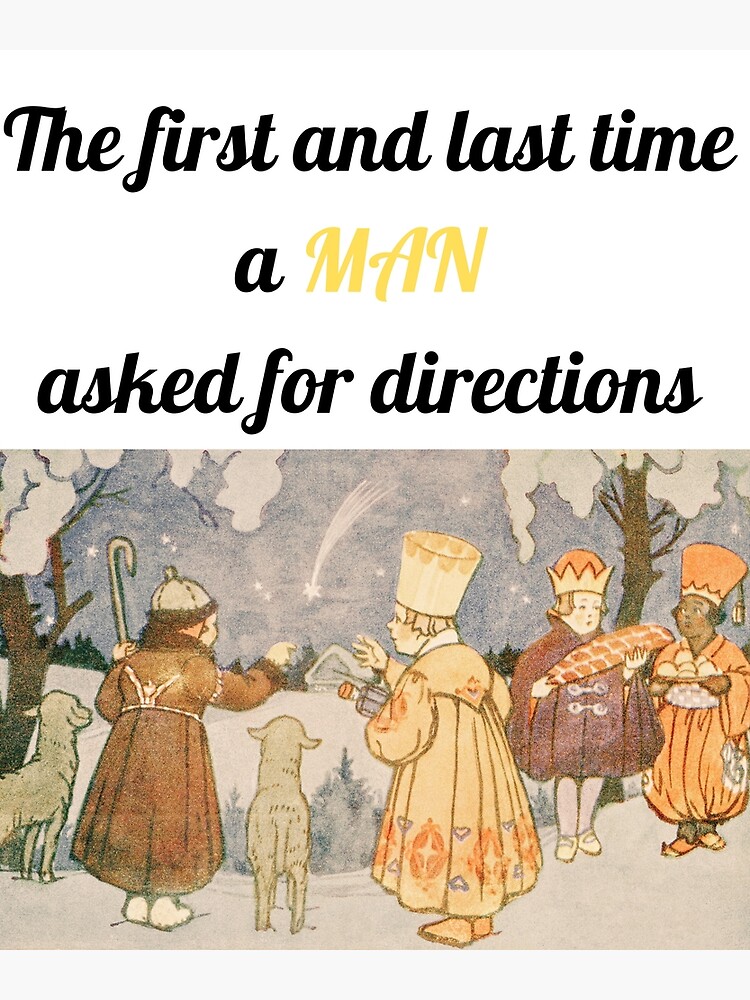 "Vintage Three Wise Men - Funny Christmas -Religious Humor" Poster for ...