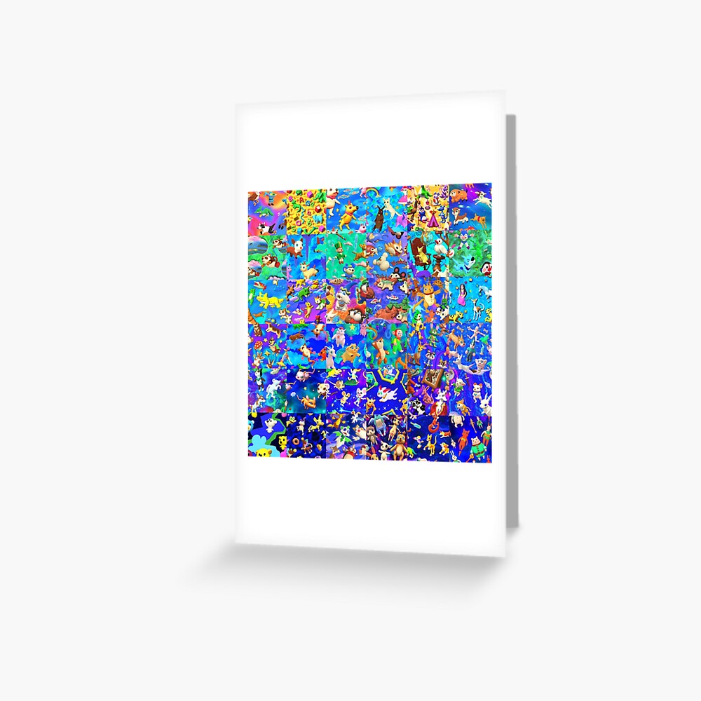 "Cool Colorful Cartoon Animal Pattern | Weirdcore | Dreamcore ...