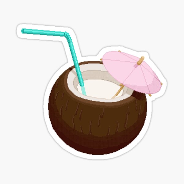 "Coconut Milk" Sticker by EngineRed | Redbubble