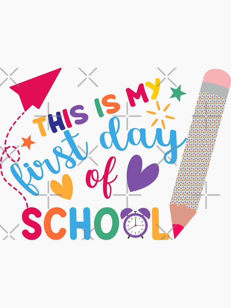 "This Is My First Day Of School To School Looking Cool Back To School ...