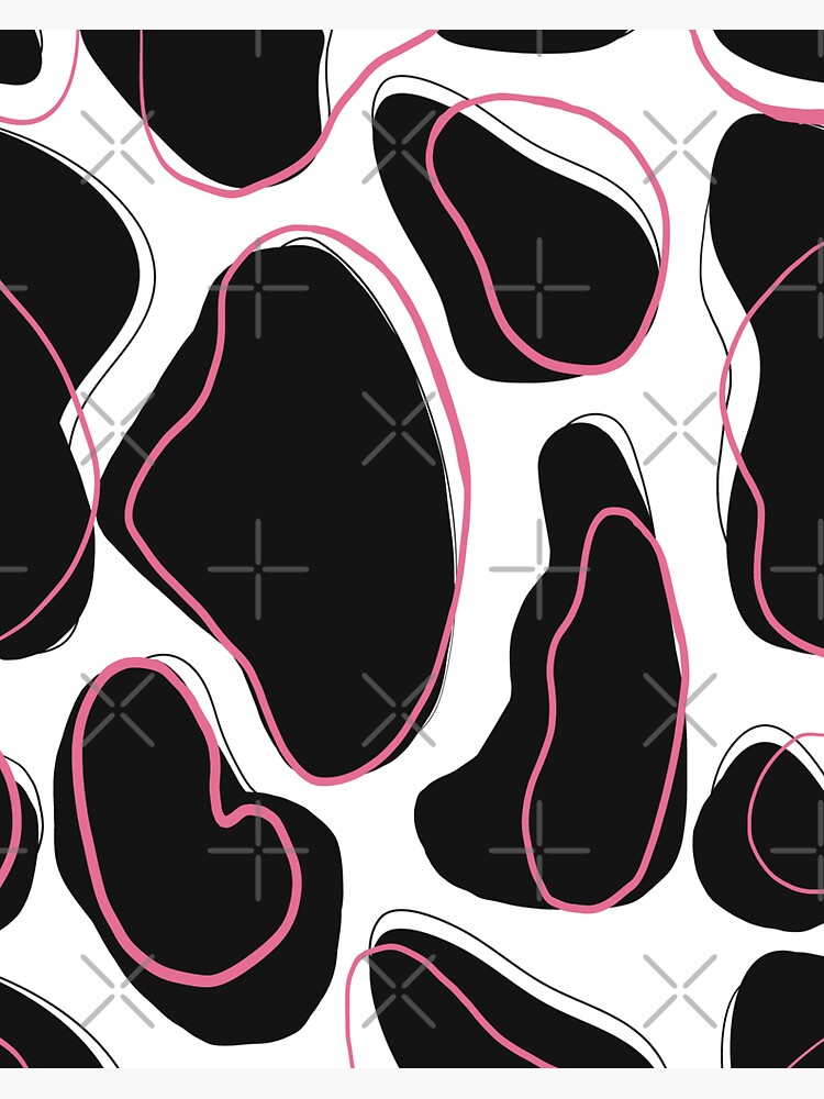 "Cow print with pink" Sticker for Sale by CPAdesigns | Redbubble