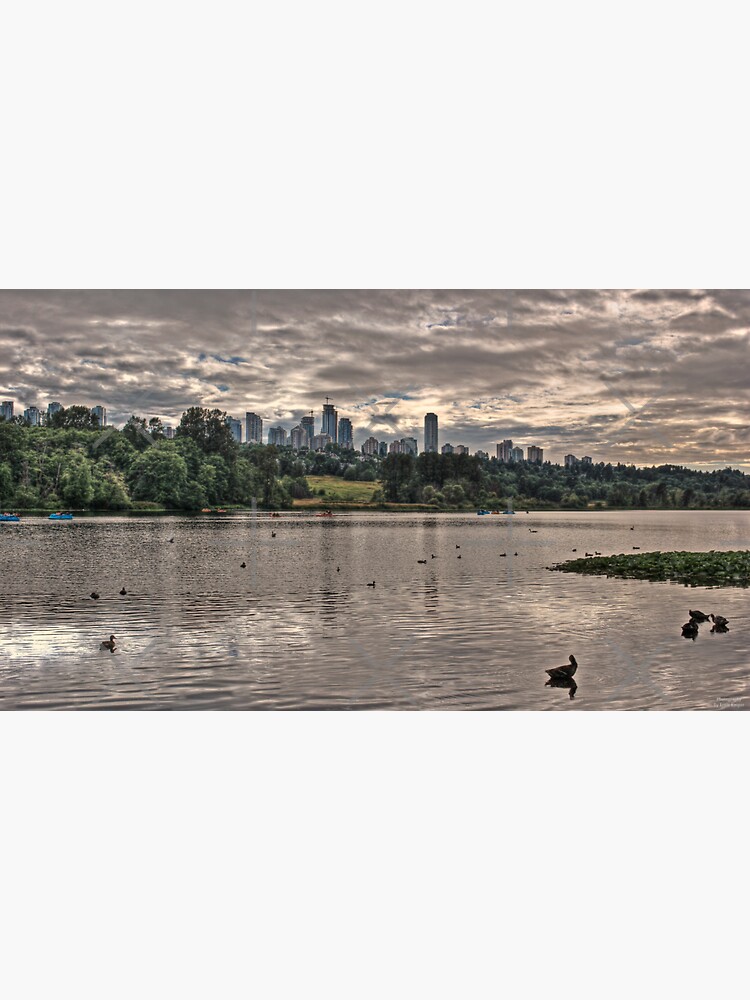 "Burnaby Lake" Sticker by Erniesartwork | Redbubble