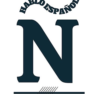 "Hablo español " Sticker for Sale by reypr | Redbubble